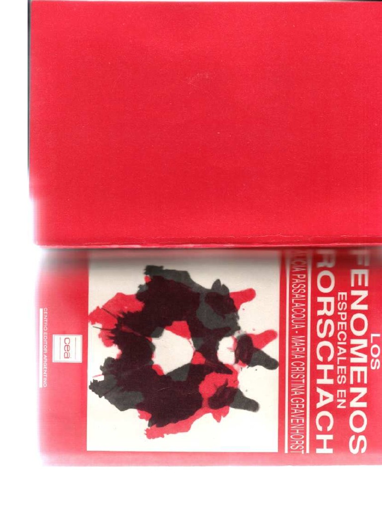 Los Fenomenos Especiales en Rorschach | PDF
