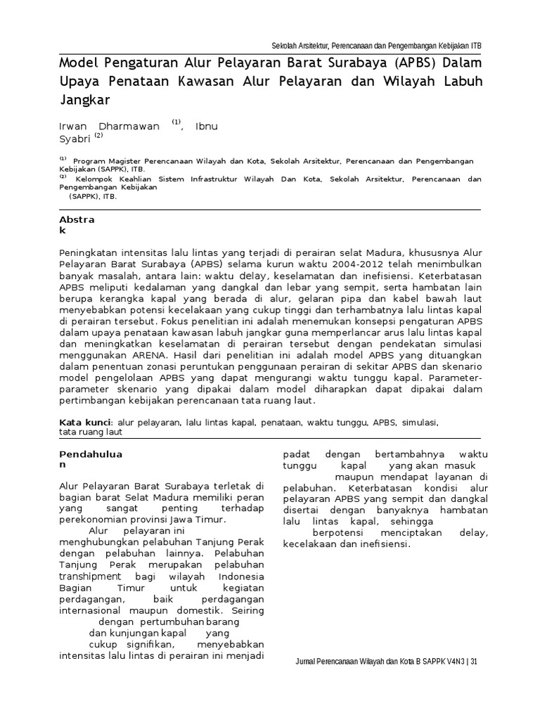 Artikel Irwan Dharmawan 1 | PDF