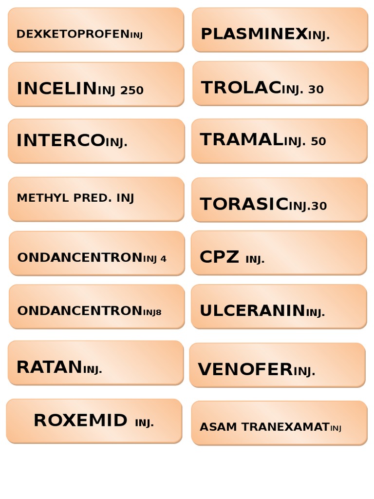 Incelin Trolac Interco Tramal | PDF