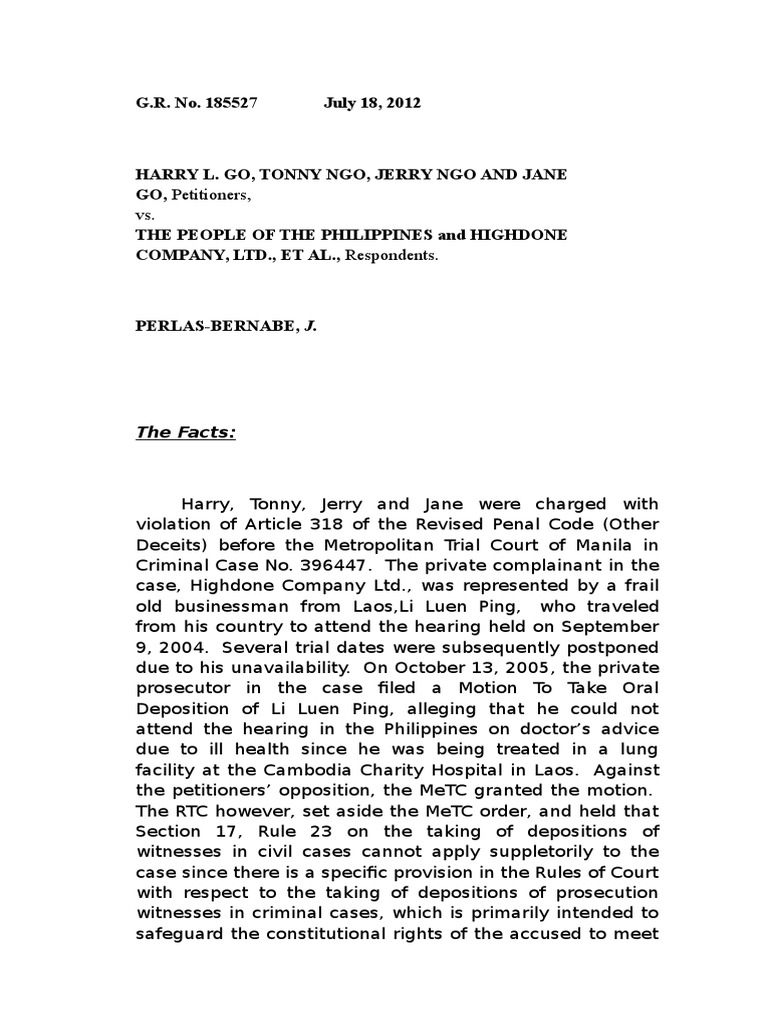 Deposition Digest | Deposition (Law) | Witness