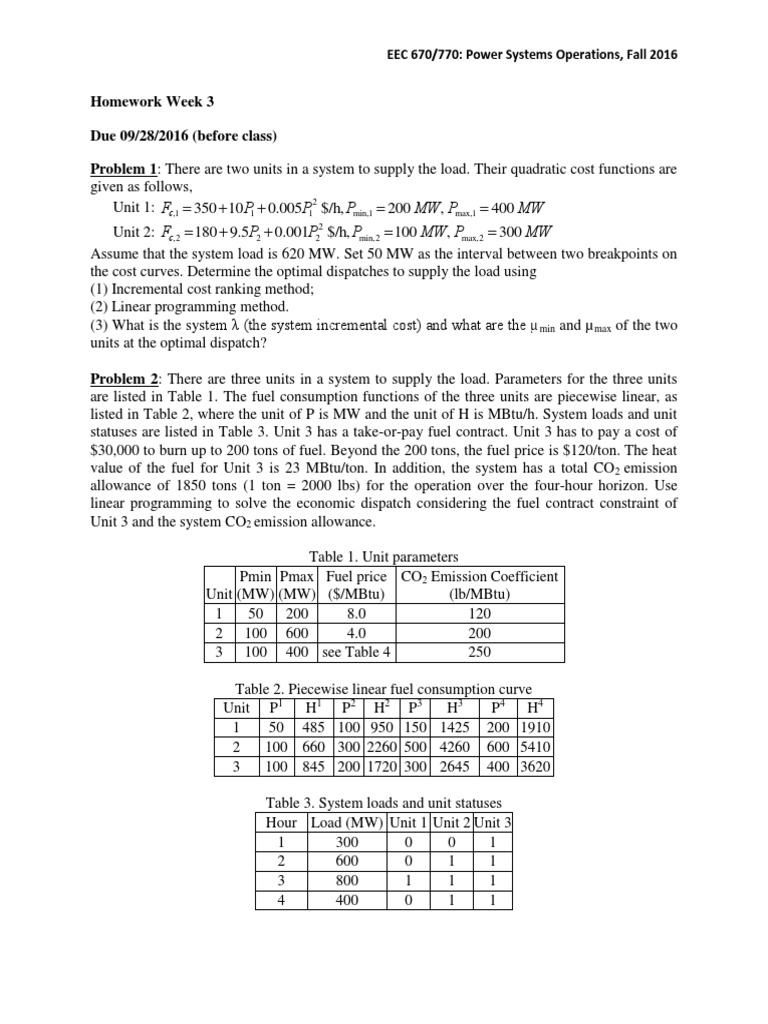 Homework Week 3 | PDF