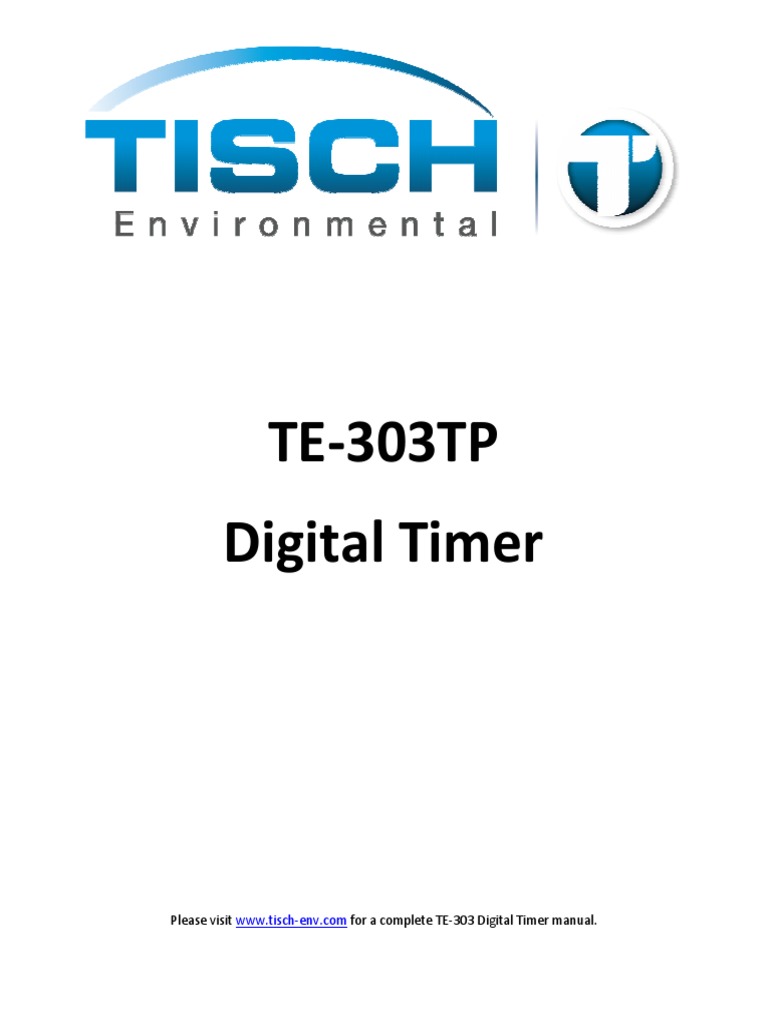 TE 303TP Quick Reference Guide Usb | PDF | Timer | Software