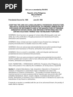 PD1866 As Amended by RA 8294 and Ra 9516 | PDF | Double Jeopardy | Repeal