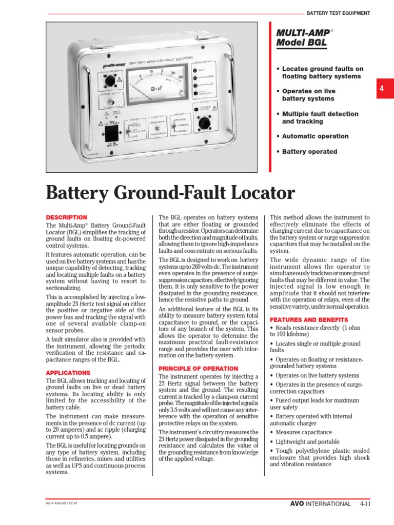 AVO International Battery Tester | PDF | Capacitor | Quantity