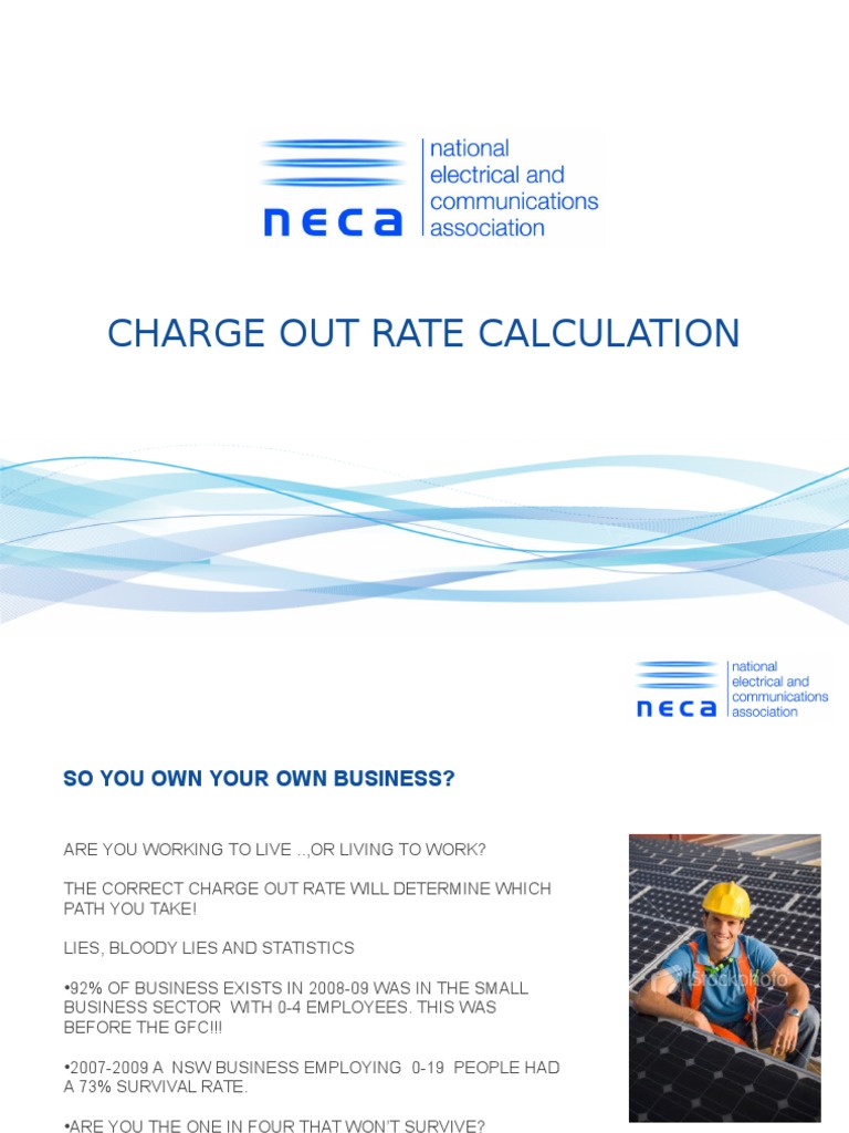 Charge Out Rate Presentation | PDF | Employment | Profit (Economics)