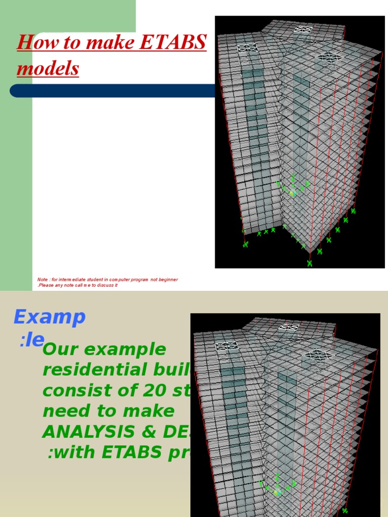 Learn Etabs 01 | PDF | Elasticity (Physics) | Column