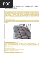 1 Meter Kubik Kayu Berapa Batang (Reng, Kaso, Papan & Balok) - Data Arsitek | PDF