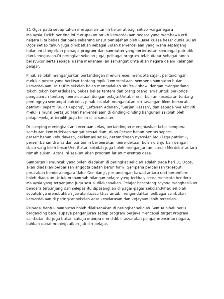 Merdeka (Karangan) | PDF