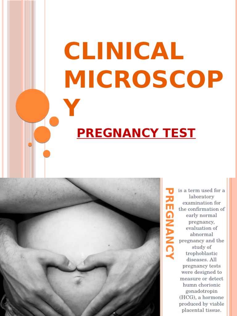 Clinical Microscopy - Pregnancy | PDF | Human Chorionic Gonadotropin ...