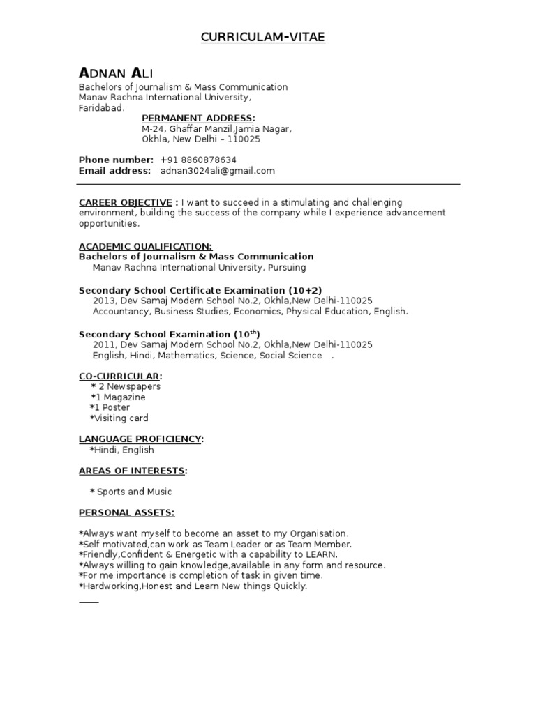 Adnan Resume Final | PDF