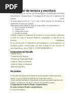 TALE - Test de Analisis de Lecto-Escritura PDF | PDF | Comprensión ...