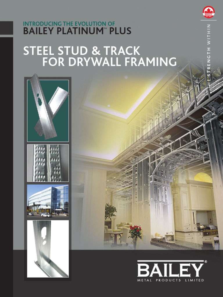 Bailey Platinum Plus Steel Stud Track for Drywall Framing | Framing ...