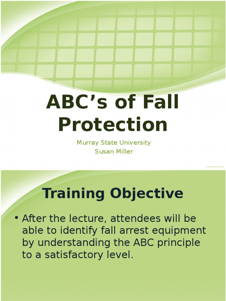 Fall Protection Basics: ABC Guide | PDF | Nature