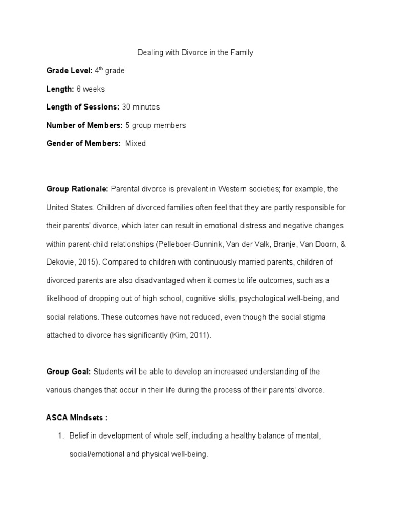 Navigating Divorce: Support for Kids | PDF | Divorce | School Counselor