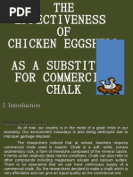 Eggshell As An Alternative Chalk | PDF | Concrete | Porosity