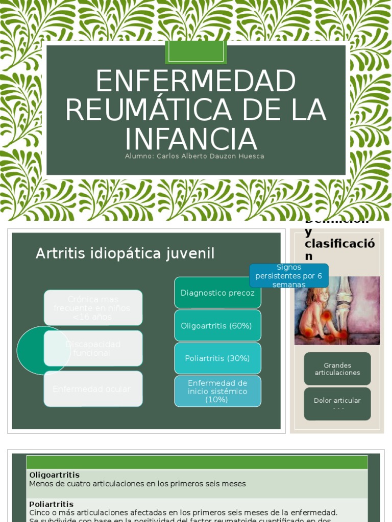 Enfermedad Reumática de La Infancia | PDF | Artritis | Psoriasis