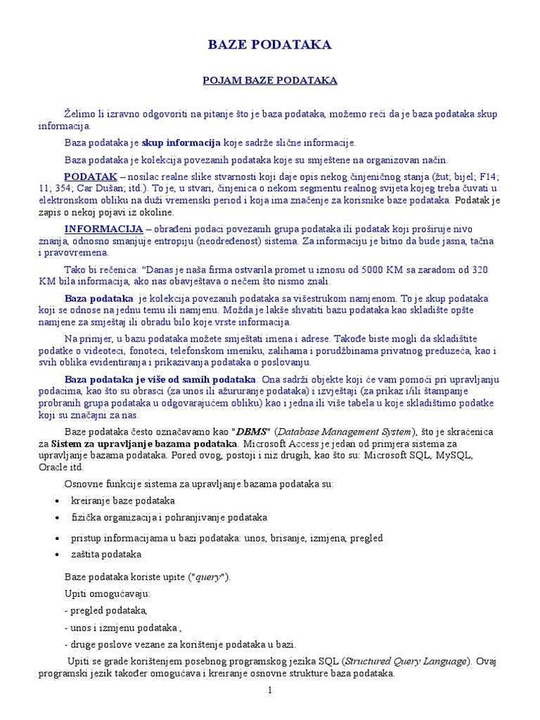 Access Tutorial | PDF