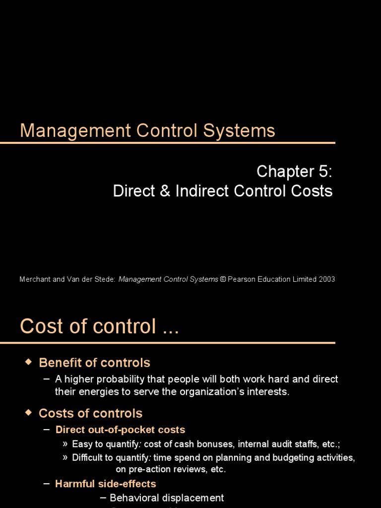 Merchant, Van Der Stede Slides h05 | PDF | Attitude (Psychology ...