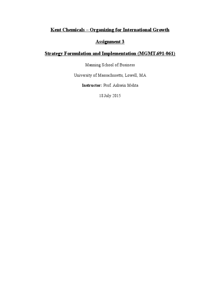 Assignment 2 - Case Analysis | PDF | Mergers And Acquisitions ...