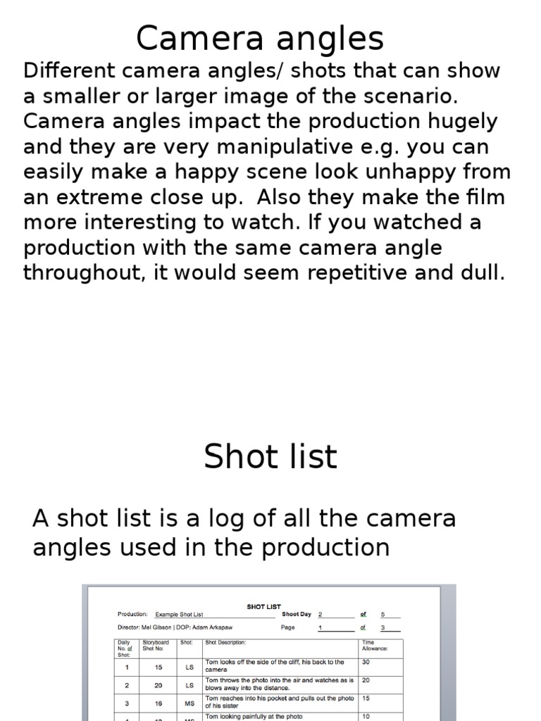 Preproduction 2 | PDF