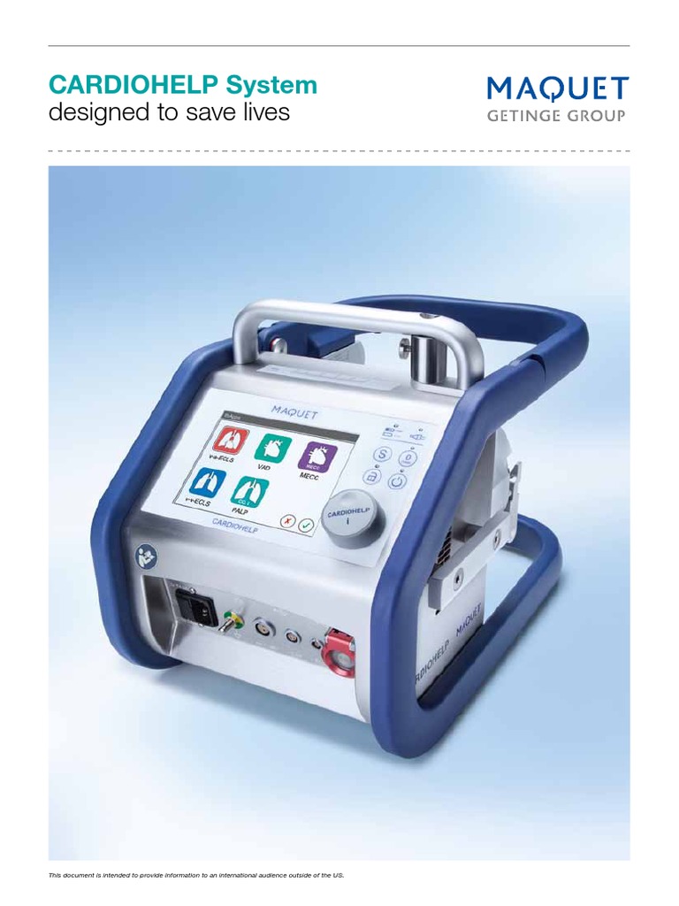 Cardiohelp System MCP BR 10005 en 1 Screen | PDF | Usb | Sensor