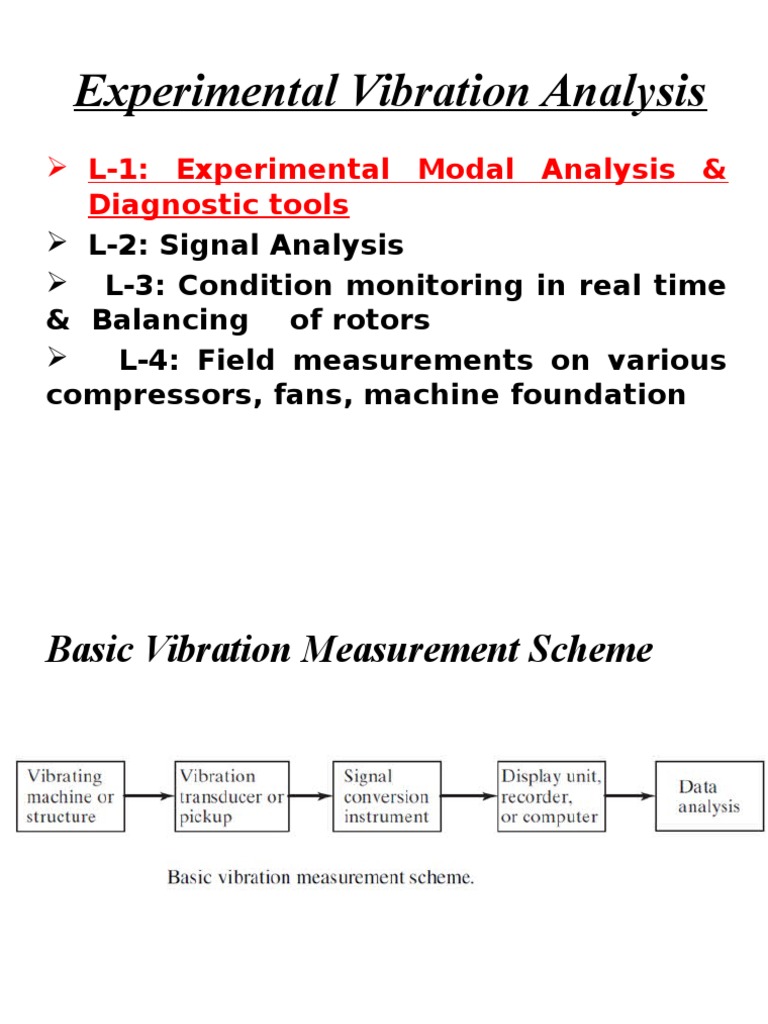 L1 - Exp Modal Analysis | PDF | Signal (Electrical Engineering ...
