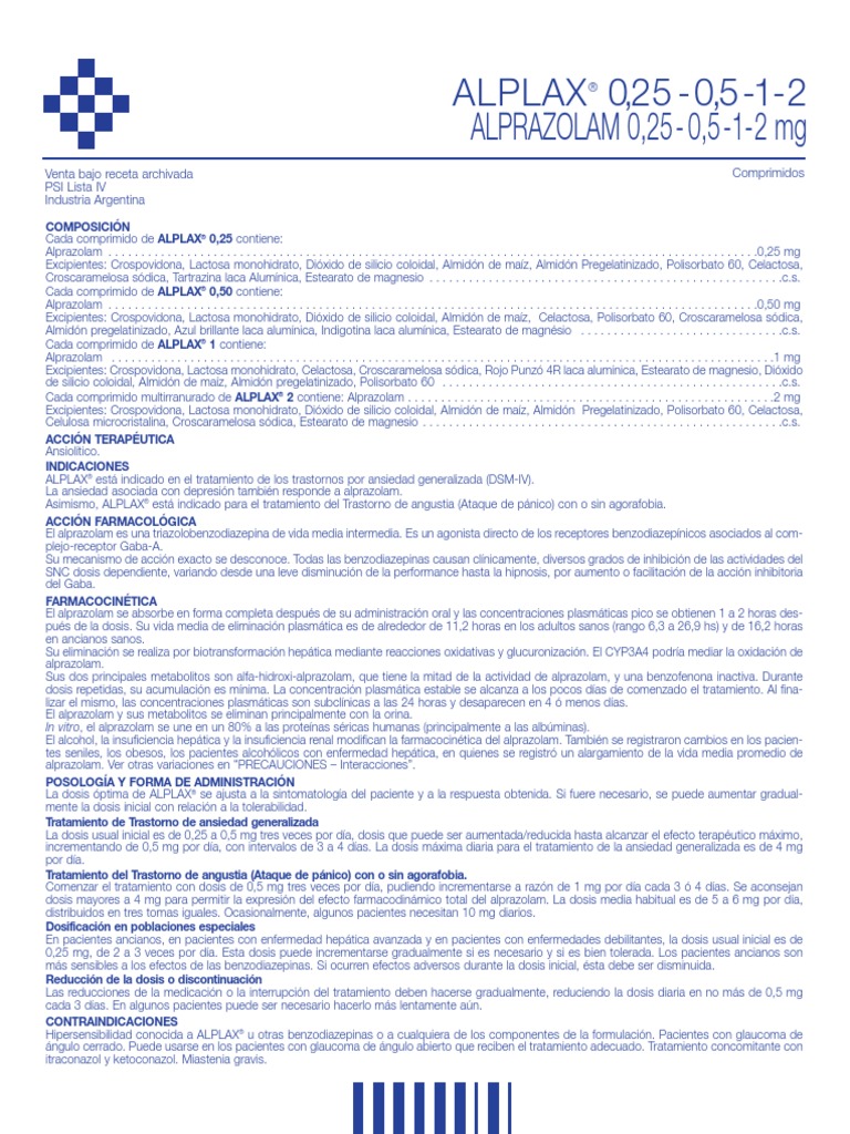 Prospecto ALPLAX-1 | PDF | Bienestar