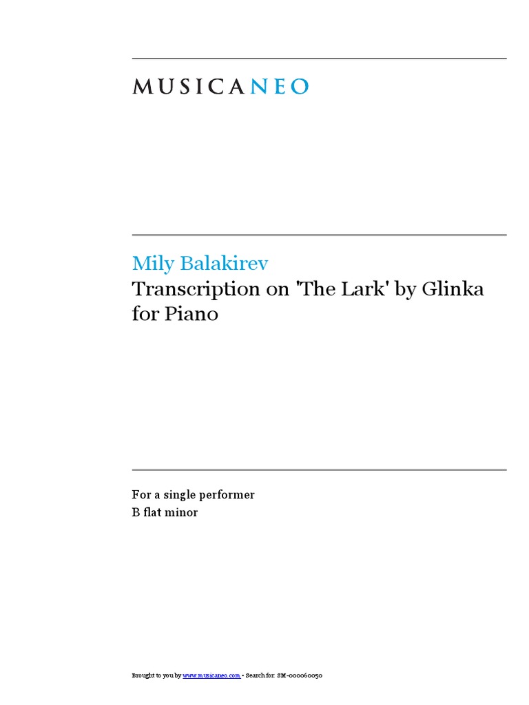 Glinka Mikahil PDF | PDF | Social Science | Art