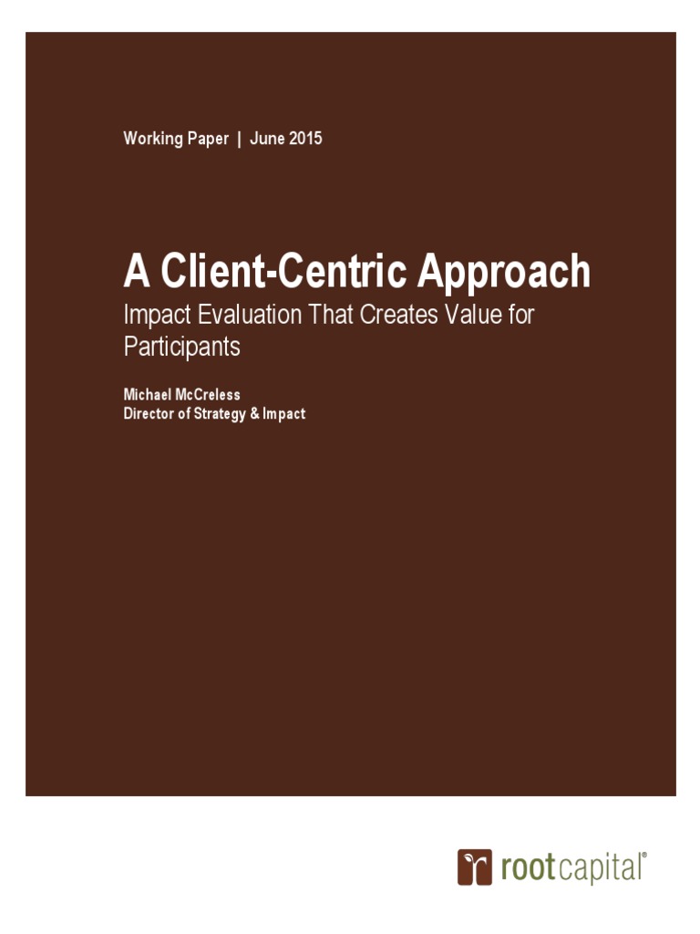 Client-Centric Impact Evaluation Insights | PDF | Evaluation ...
