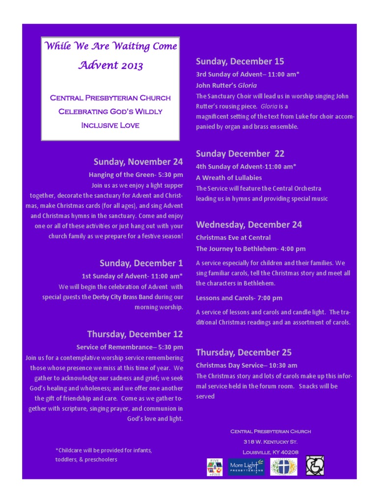 Advent e Flyer | PDF | Advent | Christmas Carols