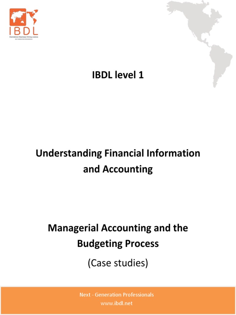 2 Managerial Accounting and The Budgeting Process | PDF | Earnings ...