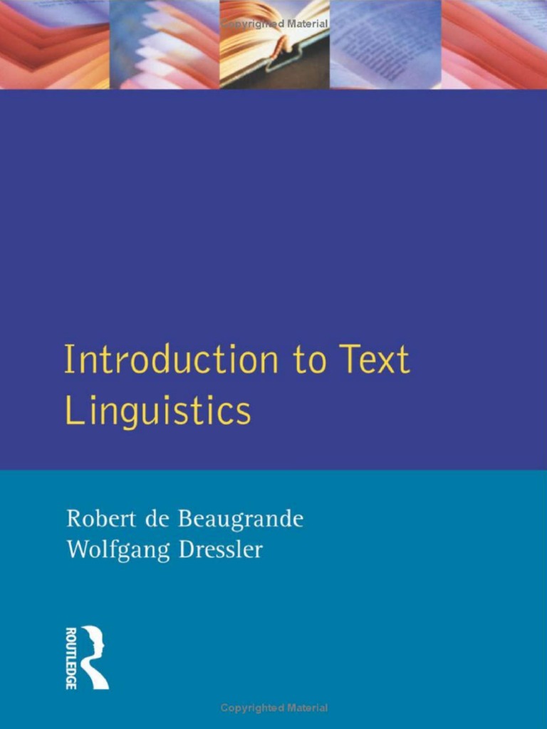 Intro To Text Linguistics (Sample) | PDF
