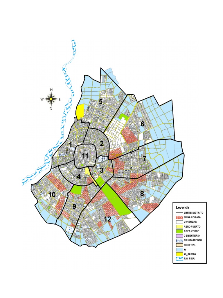 Mapa de Los Distritos | PDF | Violencia