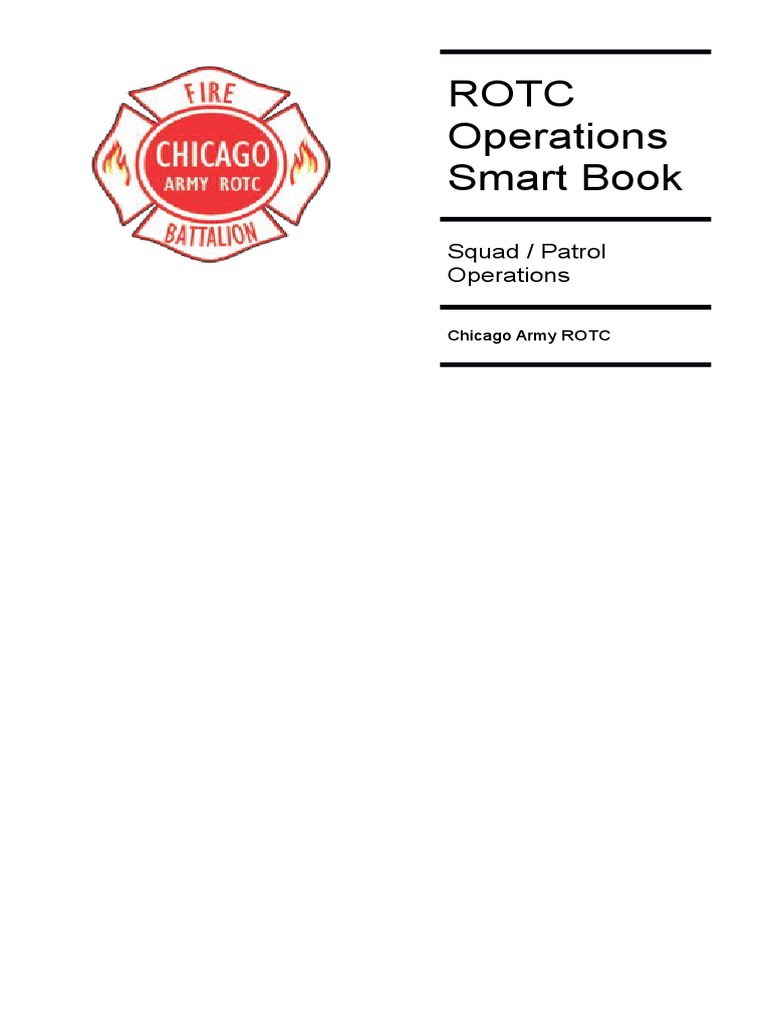 ROTC Operations Smart Book Guide | PDF | Reconnaissance | Military