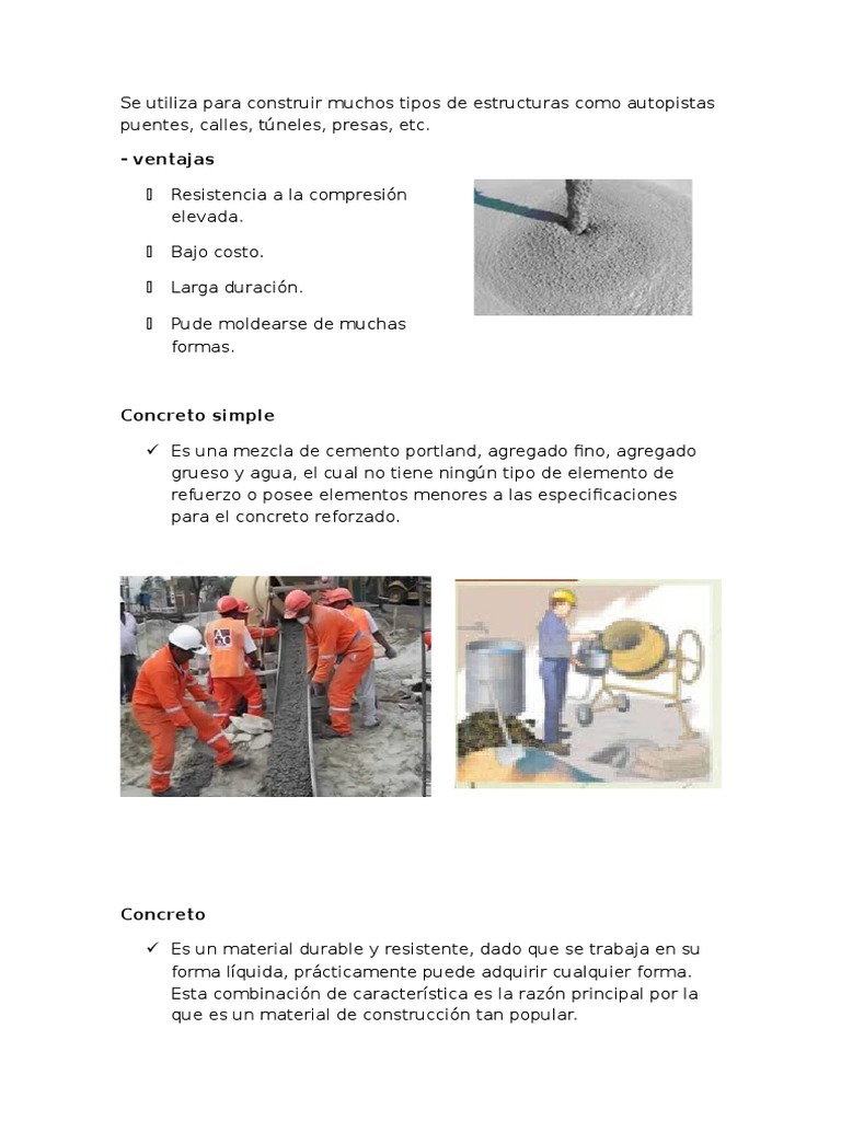 Concreto Simple | PDF | Fundación (Ingeniería) | Hormigón
