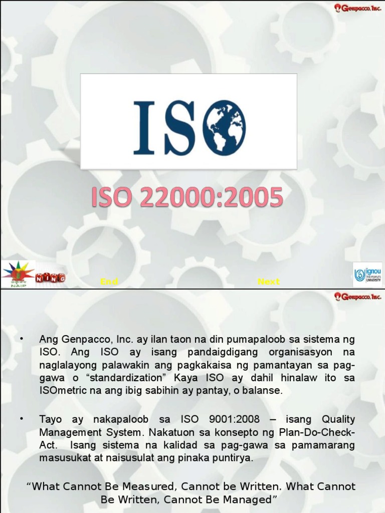 What Is ISO 22000 S. 2005?: An Overview | PDF | Hazard Analysis And ...
