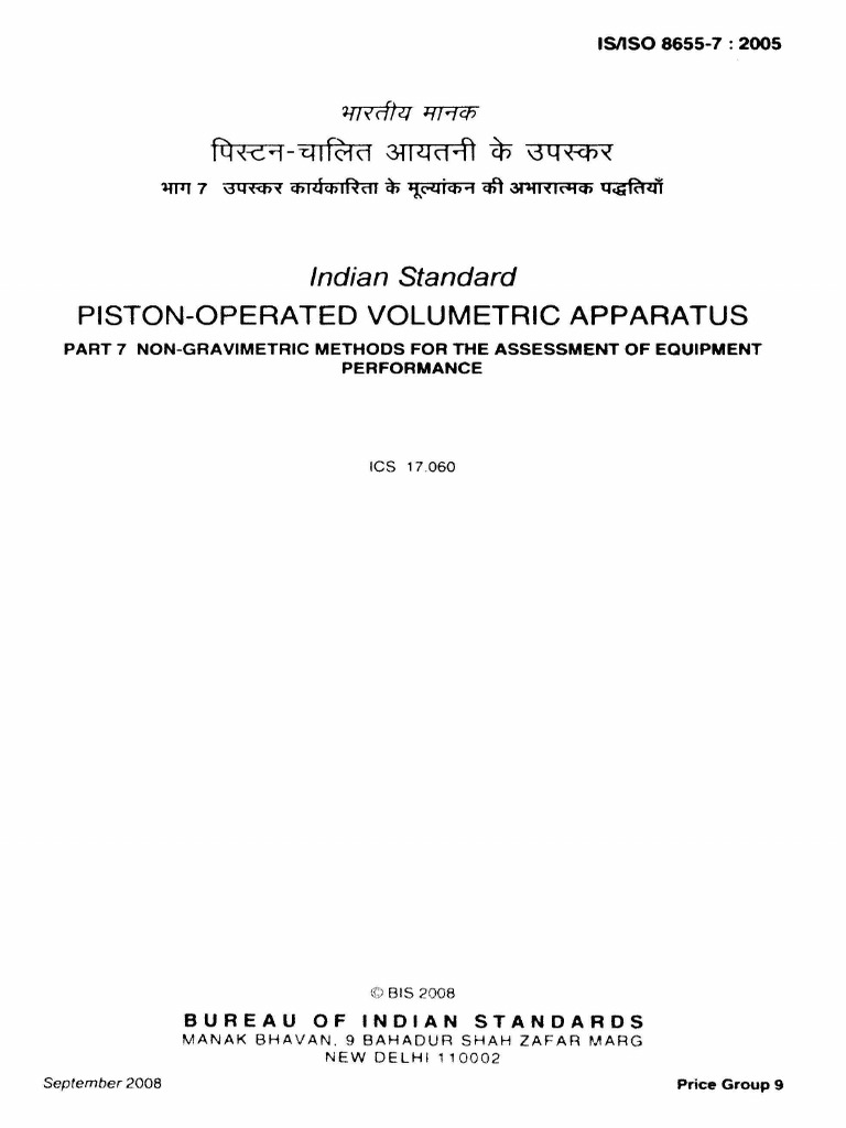 Is Iso 8655 7 2005 | PDF | Titration | Chemistry