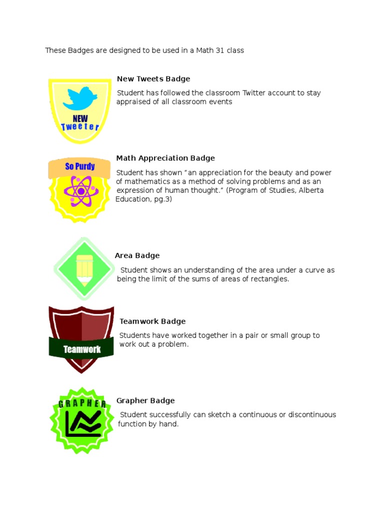 Gamification Badges | PDF