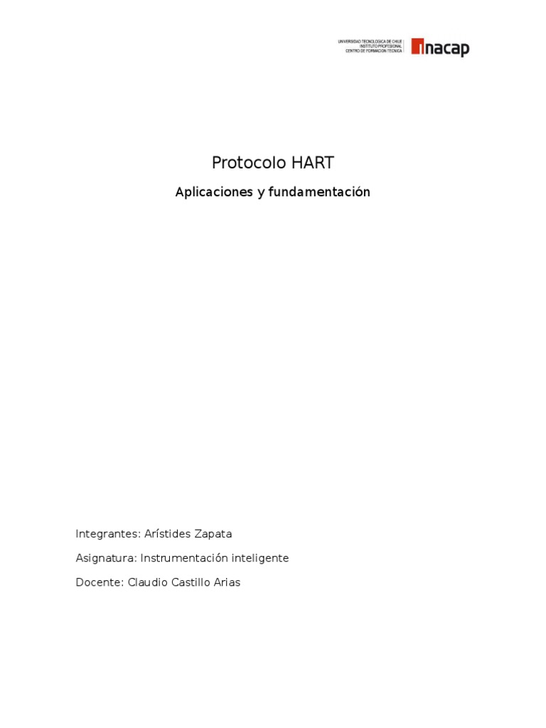 Protocolo HART | Descargar gratis PDF | Protocolos de comunicaciones | Modelo osi
