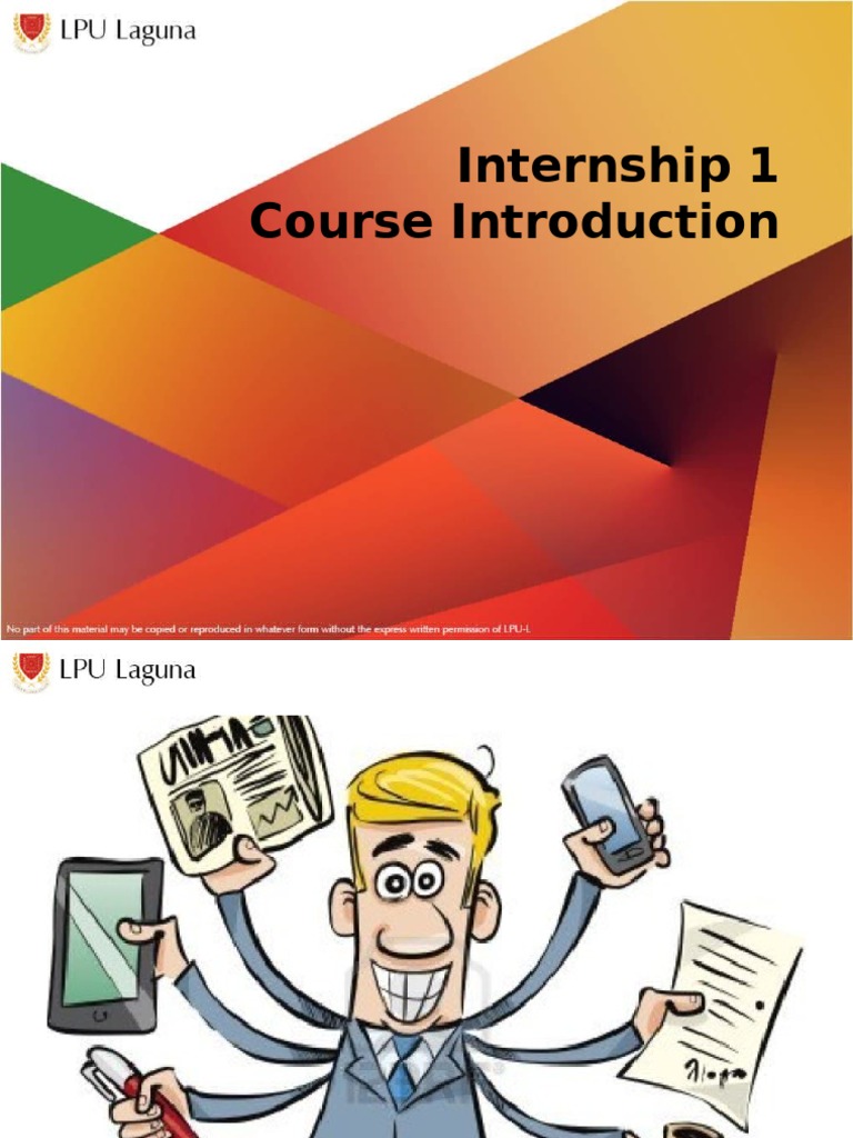 Internship 1 Course Introduction | PDF | Internship | Job Hunting
