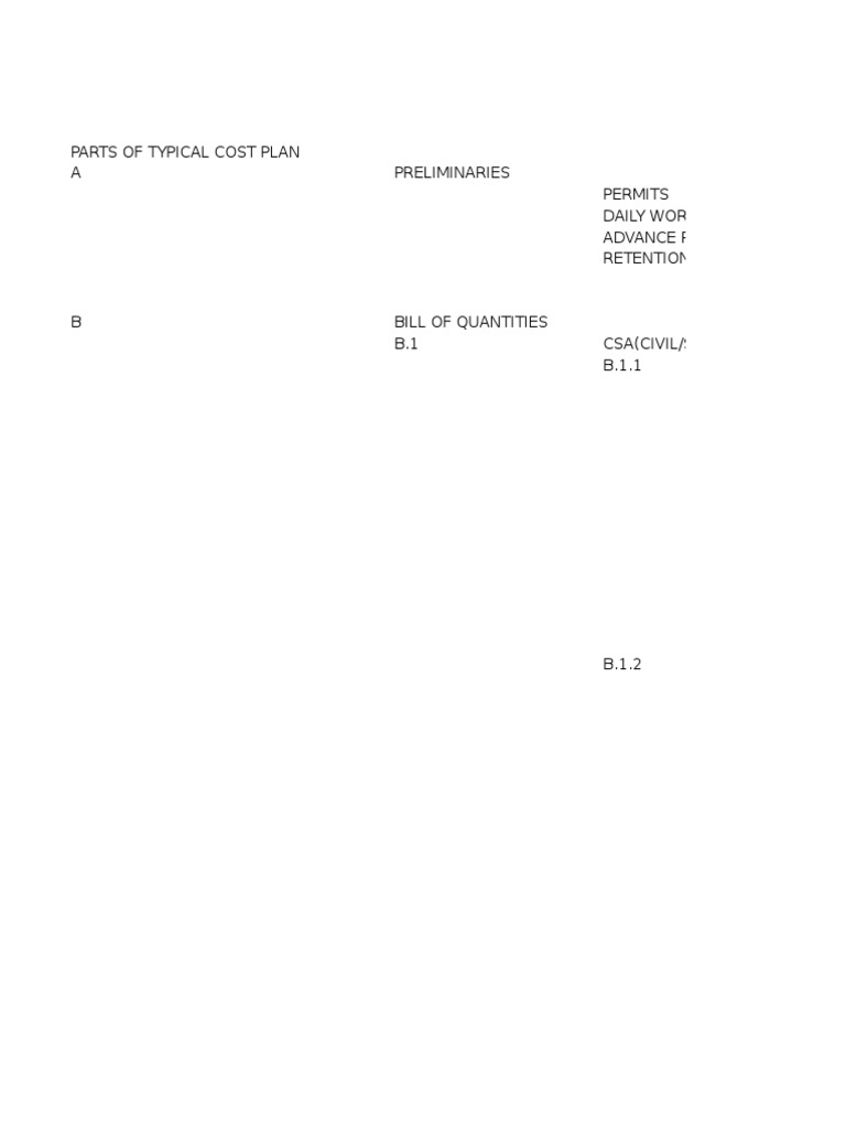 Plan Take Off | PDF | General Contractor | Deep Foundation