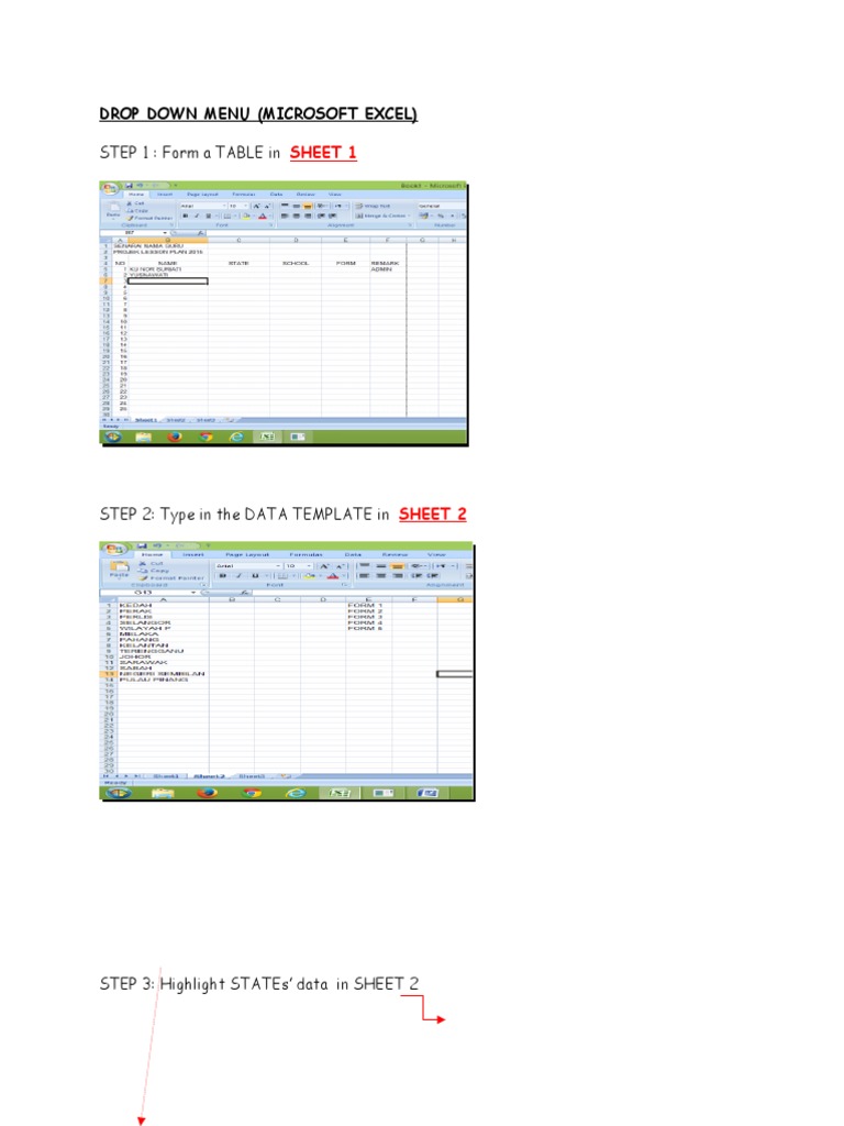 Manual Drop Down | PDF