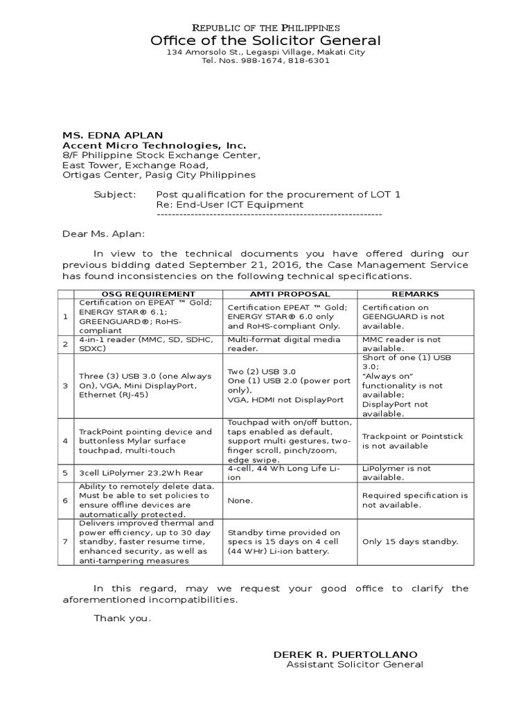 Post Qualification Clarification-1 | PDF