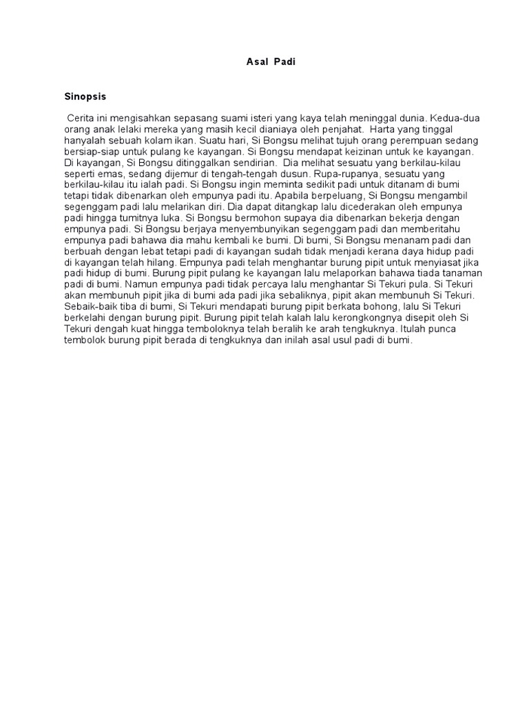 Asal Padi | PDF