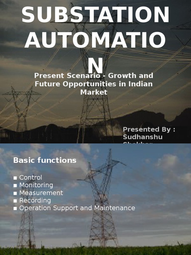 SAS-Definition.pptx | Electrical Substation | Relay