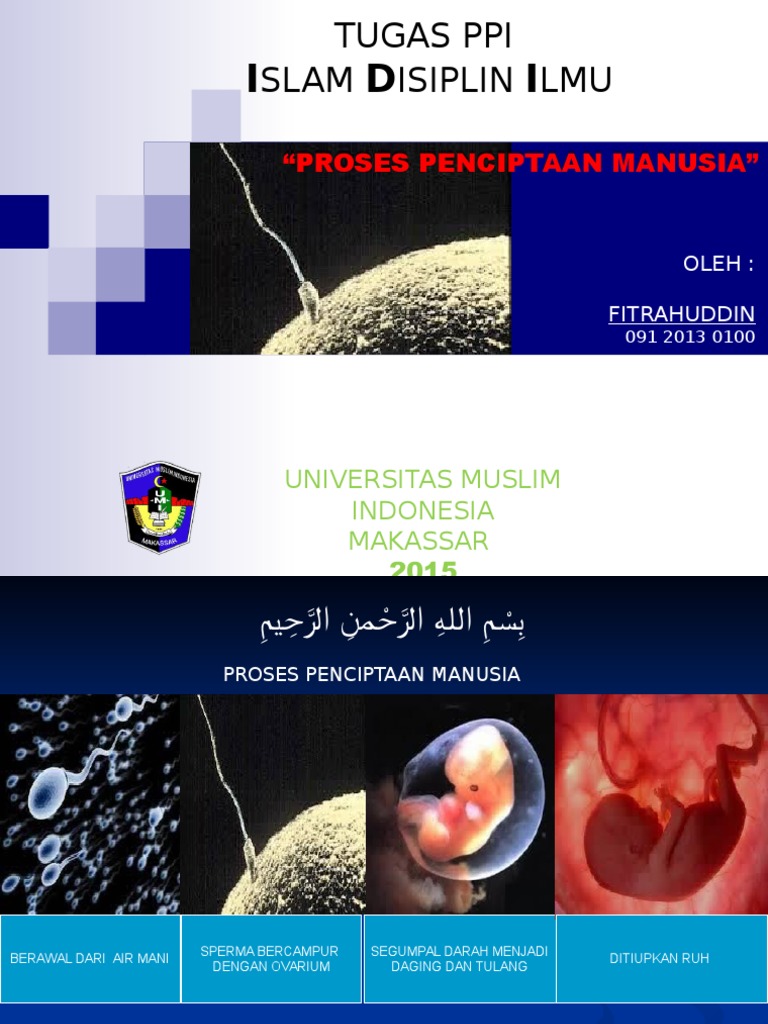 Proses Kejadian Manusia | PDF