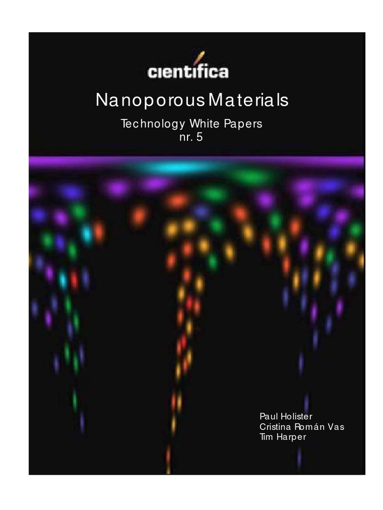 Nanoporous Materials: Technology White Papers Nr. 5 | PDF | Science ...