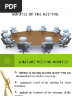 Robert's Rules Meeting Minutes Template | PDF