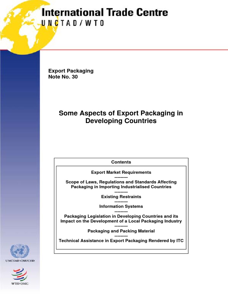 Some Aspects of Export Packaging in Developing Countries - Unctad, Wto ...