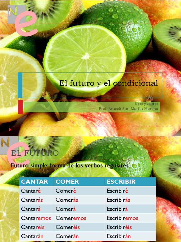 Usos del Futuro y Condicional en Español | PDF | Verbo
